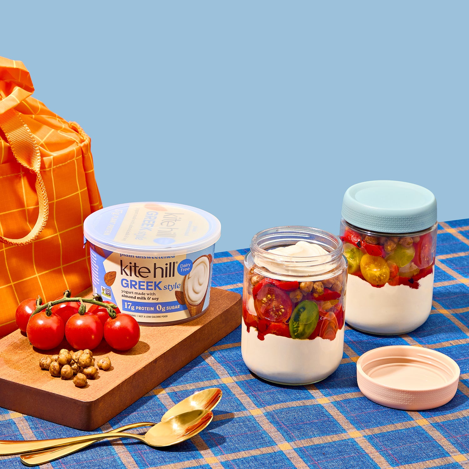 Savory Parfait with Roasted Chickpeas and Tomatoes – Kite Hill Store