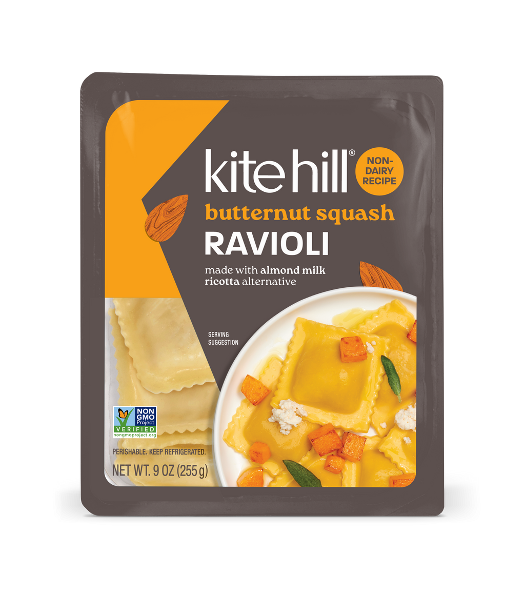 Butternut Squash Ravioli with Almond Milk Ricotta Alternative – Kite ...