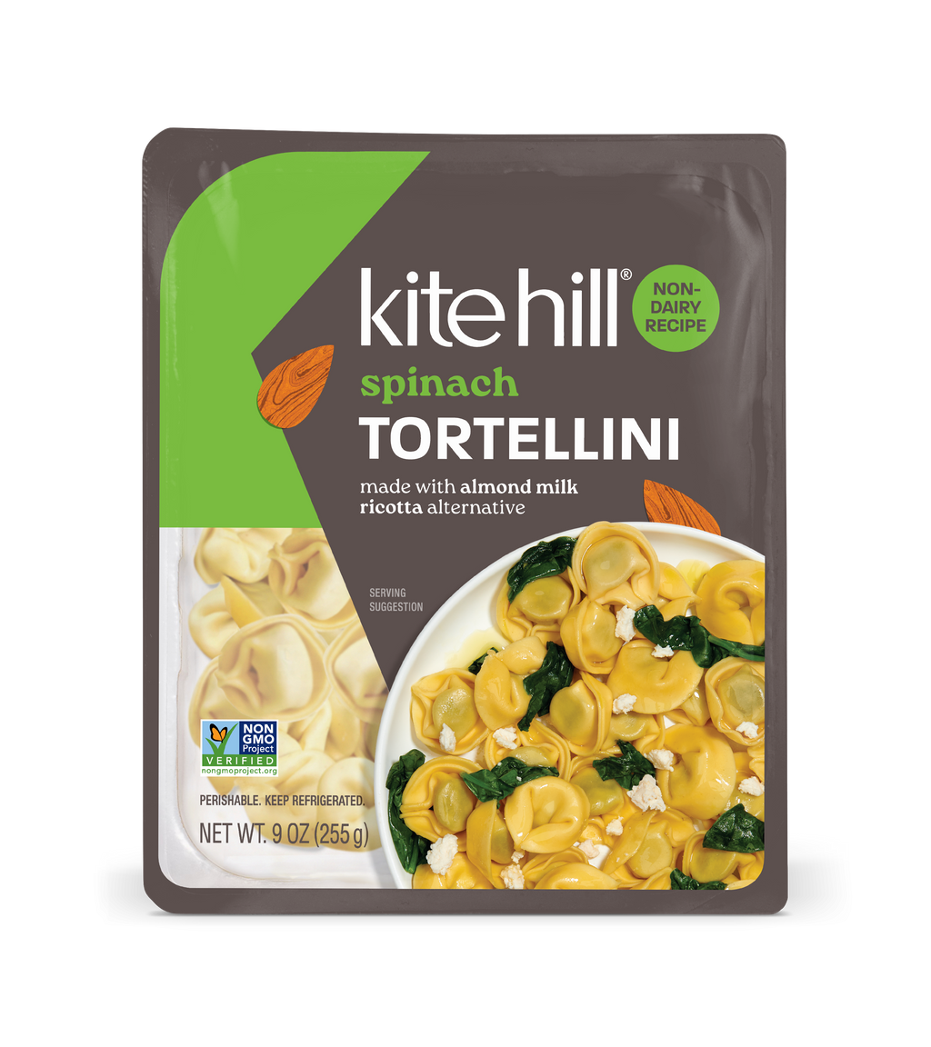 Spinach Tortellini with Almond Milk Ricotta Alternative – Kite Hill Store